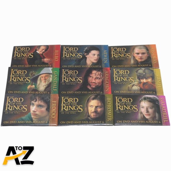 LOTR | Jewelry | Lord Of The Rings Pin Set Of 9 Rare Vintage Lotr ...